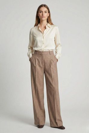 Gerard Darel Pantalon large &agrave; rayures - COLINE - Sable