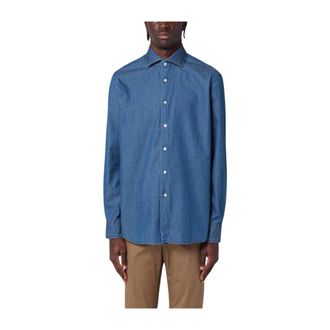 Xacus Homme, Chemises, Bleu, Taille: L Chemise en jean