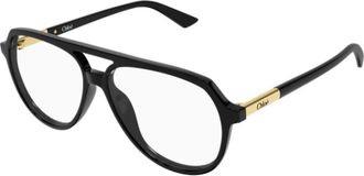 Chlo&eacute; unisex, Accessoires, Noir, Taille: 57 MM Pilot Frame