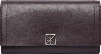 Calvin Klein Geldb&ouml;rse Calvin Klein Emblem Hw Long Bifold LV04F1316G Braun