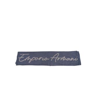 Emporio Armani &Eacute;charpe Pashmina - Homme - Accessoires - Bleu - Taille: ONE Size