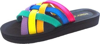 Siebi´s Beach Multi Badeschuhe Pantoletten Damen: Größe: 41 | Farbe: Mehrfarbig