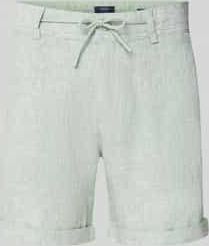 Mc Neal Leinenshorts mit Bindeg&uuml;rtel und Ges&auml;&szlig;taschen