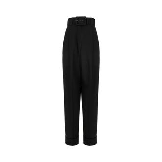 Max Mara Wide Hosen - - Trousers - Damen - Schwarzk - XS