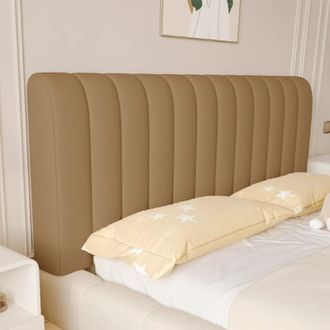 Generic Elastischer Vertikal gesteppter Samt Kopfteilbezug, Haustierfreundlicher & Einfach Anzubringender Schutzbezug, Kratzfester Staubschutz f&uuml;r Schlafzimme