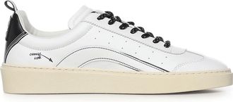 Dsquared2 Homme, Chaussures, Blanc, Taille: 45 EU Baskets