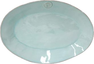 Costa Nova Bella Tavola Ovale Platte Im pressions t&uuml;rkis 45 cm
