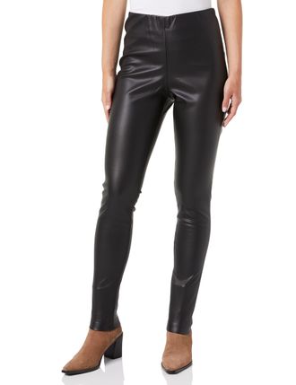 Ichi IHSIMONSE PA3 Damen Hose Stoffhose mit Stretch ausgestellte Beine, Gr&ouml;&szlig;e:2XL, Farbe:Black (194008)