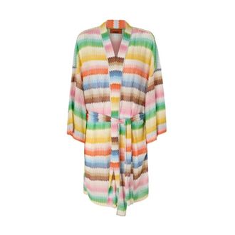 Missoni Femme, Blouses et Chemises, Multicolore, Taille: 38 FR Kimono Court