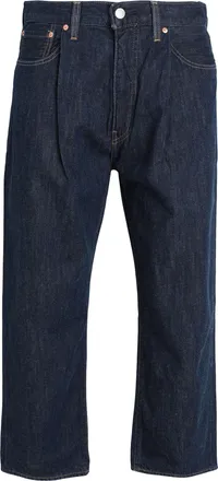 Levi's STAY LOOSE PLEATED CROP DARK INDIGO - FLAT FINISH