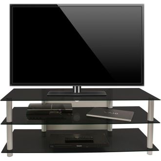 ebuy24 Ebuy24 - tv M&ouml;bel Fernseh Rack Alu Glas Zumbo