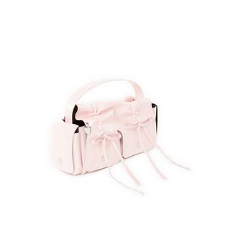 Acne Studios Acne studios - multipocket-lederhandtasche - rosa