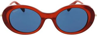 Max Mara Femme, Accessoires, Rouge, Taille: ONE Size Lunettes de soleil en ac&eacute;tate