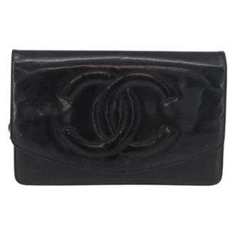 Chanel Pre-owned Vintage cc wallet on chain - - Pre-owned - Damen - Schwarzk - ONE SIZE