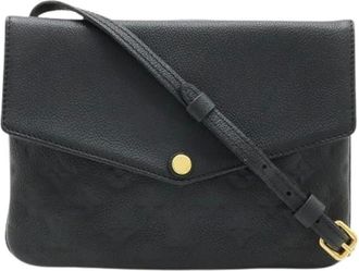 Louis Vuitton Sac bandouli&egrave;re Twice Monogram Empreinte Pre-owned - Femme - Pre-owned - Noir - Taille: ONE Size