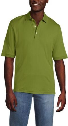 Lands End Supima Kurzarm-Polo, Classic Fit, Herren, Größe:48-50 regular, Grün, Baumwolle, by Lands End