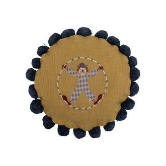 Bloomingville Coussin Kids - Jaune - Polyester