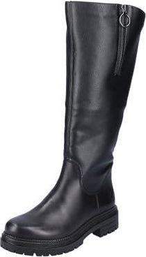 Rieker Bottes en Cuir Femmes Y3154, Pointure:41 EU, La Couleur:Noir