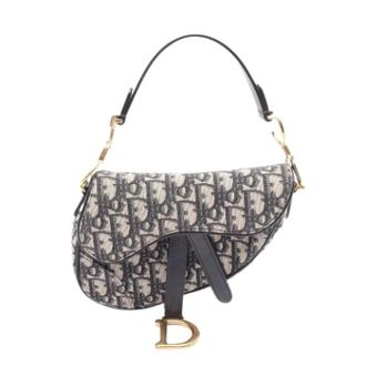 Dior Pre-owned Vintage Saddle Bag - - Pre-owned - Damen - Blau - ONE SIZE