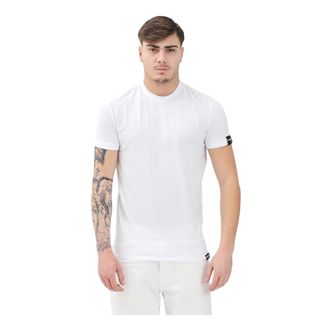 Dsquared2 Wei&szlig;es T-Shirt mit kurzen &Auml;rmeln Urban Style - - Tops - Herren - Wei&szlig; - 2XL