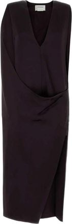 Sportmax Femme, Robes, Violet, Taille: 34 FR Austria1234 Midi Dress