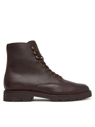 Guess Schn&uuml;rschuhe FMFBRA LEA11 Dunkelbraun
