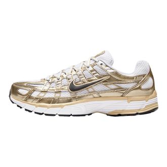 Nike Damen W P-6000 GLD Sneaker, Weiß Schwarz Grain MTLC Gold Grain, 38.5 EU