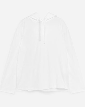 Arket Sweatshirt Mit Kapuze -Wei&szlig;