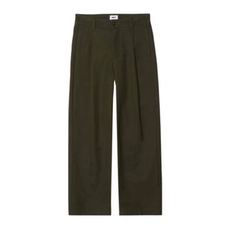 Obey Homme, Pantalons, Vert, Taille: W29 Pantalon pliss&eacute; jambe droite robe