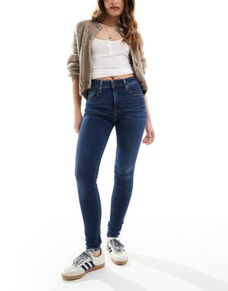 Levi's 721 - Jean skinny taille haute - D&eacute;lavage moyen-Bleu