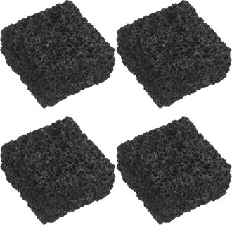 SOLUSTRE 4 St&uuml;ck 4 St&uuml;ck Duftdiffusoren aus Nat&uuml;rlichem Schwarzem Vulkangestein 4 X 4 X 2cm Aromatherapie Steinw&uuml;rfel f&uuml;r &Auml;therische &Ouml;le Por&ouml;ser Meditationsdif