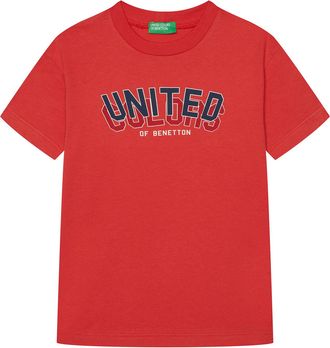 Benetton United Colors Of Benetton T-Shirt 3I1XC10N3 Rot Regular Fit