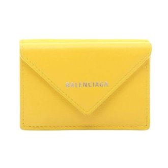 Balenciaga Pre-owned Paper Mini Wallet Tri Fold Wallet - - Pre-owned - Damen - Gelb - ONE SIZE