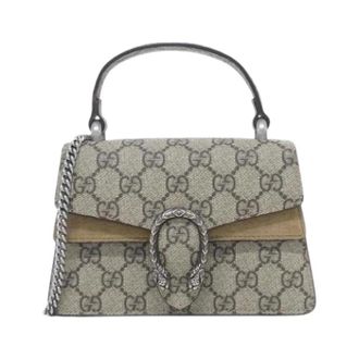 Gucci Pre-owned Vintage Canvas Handbag - - Pre-owned - Damen - Beige - ONE SIZE