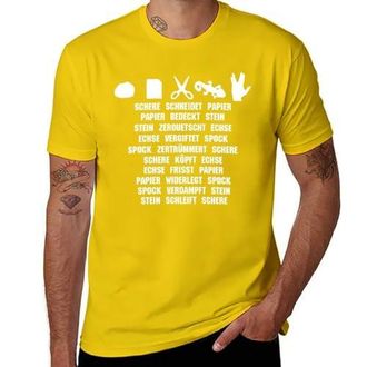 Generic Stein, Papier, Schere, Echse, Spock T-Shirt | Kult | Fun, Style jaune, XL