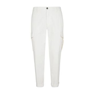 Eleventy Homme, Pantalons, Blanc, Taille: W36 Pantalon Slim Fit