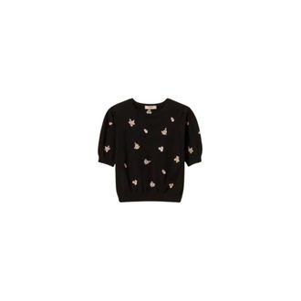 Twinset Femme, Pulls, Noir, Taille: 42 FR Maille col rond