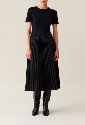 Claudie Pierlot Robe Twist bi-mati&egrave;re