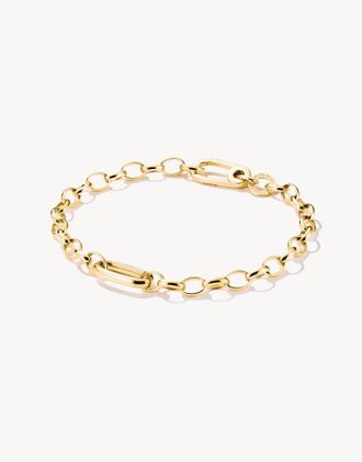 Thomas Sabo Vergoldetes Bettelarmband in Gold mit Connect-Glied