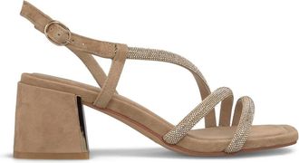 Alma En Pena Alma EN Pena, Femme, Chaussures, Beige, Taille: 36 EU Sandale &agrave; Trois Brides