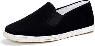 Lazutom Old Beijing Martial Art Kung Fu Tai Chi Coton Semelle Toile Chaussures, Noir, 39 1/3 EU