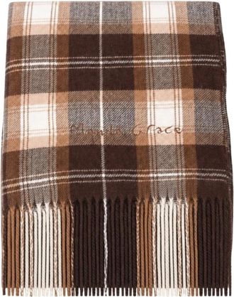 Manila Grace Schal - - Accessories - Damen - Braun - ONE SIZE