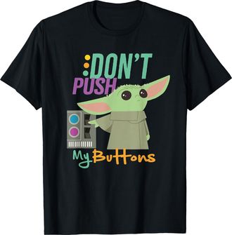 Star Wars The Mandalorian The Child Dont Touch My Buttons T-Shirt