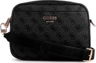 Guess Femme Vikky II Camera Crossbody Bandouli&egrave;re, Charbon, Taille Unique