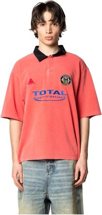 Martine Rose Homme, Tops, Rouge, Taille: S Oversized S/S Polo