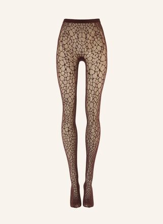 Wolford Strumpfhose Reptile Net Tights braun