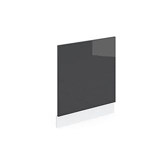 Vicco façade R-Line, Anthracite Haute Brillance/Blanc, 60 cm sans Plan de Travail