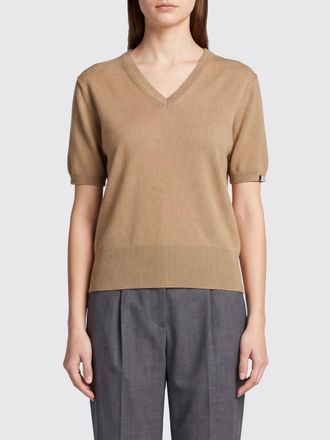Extreme Cashmere Pull en m&eacute;lange de cachemire &agrave; col V et manches courtes