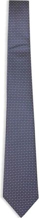 Giorgio Armani Homme, Accessoires, Bleu, Taille: ONE Size Jacquard Silk Tie