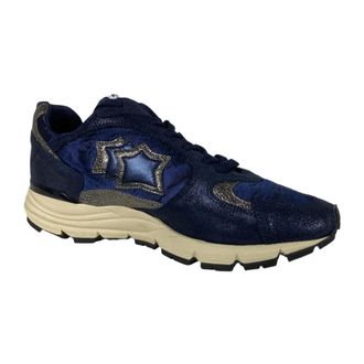 Atlantic Stars Silberne Mira Schuhe Made in Italy - - Shoes - Damen - Blau - 37 EU